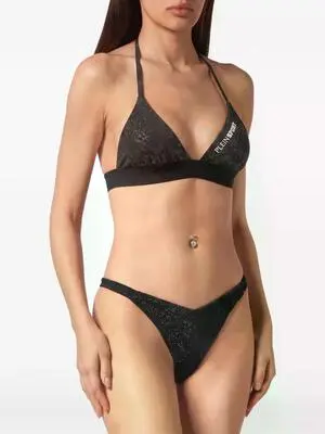 PLEIN SPORT Roar Triangle Bikini Top