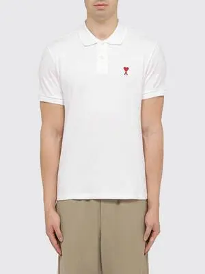 AMI Paris Polo Shirt - White