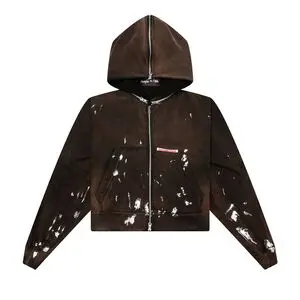 RIVINGTON ROI REBIS Rose Zip Hoodie 'welder