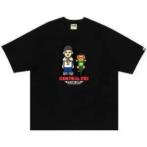 A BATHING APE X Spotify Central Cee Milo Relaxed Fit Tee - Black