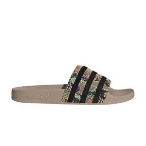 Adidas Wmns Adilette Slides 'snakeskin Embossed