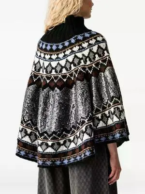 Munthe Verst Sequin-embellished Poncho