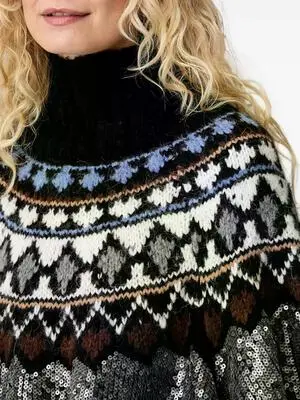 Munthe Verst Sequin-embellished Poncho