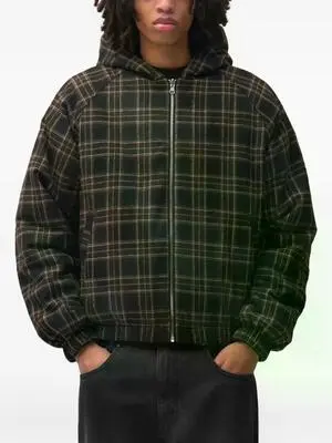 ARTE ANTWERP Check-pattern Reversible Jacket