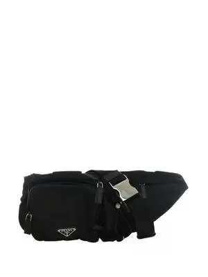 Prada 2013-2026 Tessuto Multi Pocket Belt Bag - Black