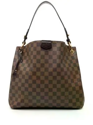LOUIS VUITTON 2018 Damier Ebene Graceful Pm Shoulder Bag - Brown