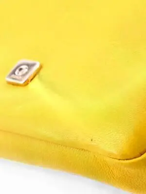 Fendi Monster Baguette Leather And Fur Micro Crossbody Bag