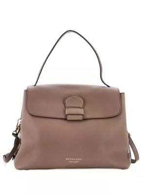 Burberry Camberley Top Handle Bag Leather Medium Satchel - Brown