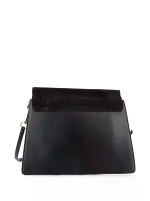 Chloé Faye Leather And Suede Medium Shoulder Bag