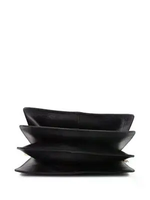 Chloé Faye Leather And Suede Medium Shoulder Bag - Black