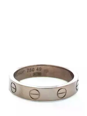 Cartier Love Wedding Band 18k White Gold Ring