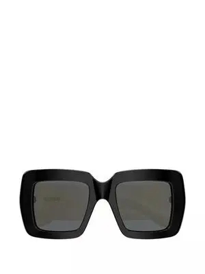 Valentino Garavani Vlogo Square-frame Sunglasses - Black