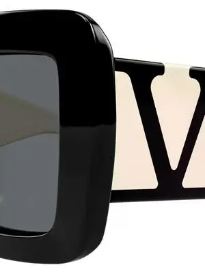 Valentino Garavani Vlogo Square-frame Sunglasses
