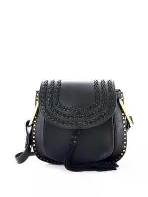 Chloé Hudson Handbag Whipstitch Leather Small Crossbody Bag