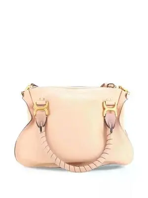 Chloé Marcie Leather Medium Satchel - Neutrals