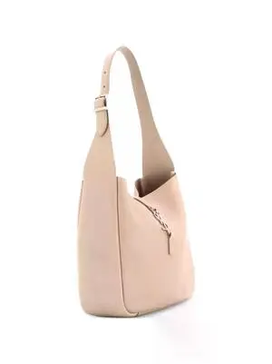 Saint Laurent Le 5 A 7 Supple Leather Small Hobo Bag - Grey