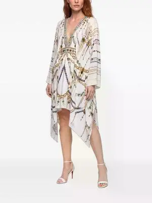 Camilla Chain Gang Silk Mini Dress