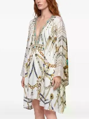 Camilla Chain Gang Silk Mini Dress