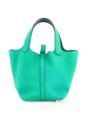 Hermès Eclat Picotin Lock Bag Clemence Pm Tote Bag