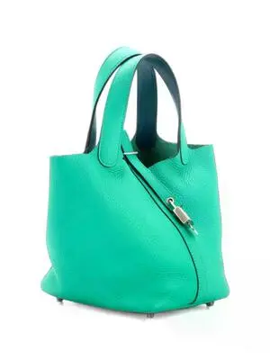 Hermès Eclat Picotin Lock Bag Clemence Pm Tote Bag