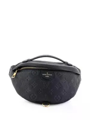 LOUIS VUITTON Bum Bag Monogram Empreinte Leather Belt Bag - Black