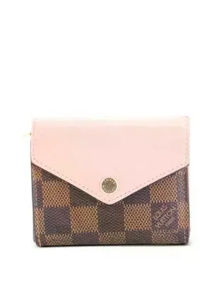 LOUIS VUITTON Zoe Wallet Monogram Canvas And Leather Small Wallets - Pink
