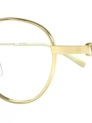 Valentino Garavani Vlogo Oval-frame Glasses