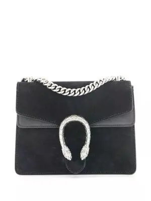 Gucci Dionysus Bag Suede Mini Shoulder Bag - Black