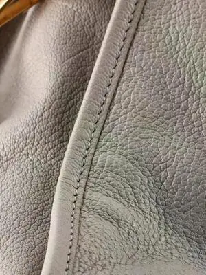 Balenciaga City Classic Metallic Edge Bag Leather Medium Satchel - Grey