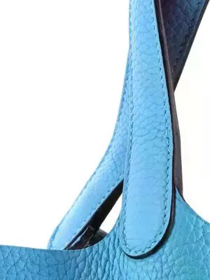 Hermès Eclat Picotin Lock Bag Clemence Pm Tote Bag - Blue