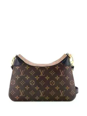 LOUIS VUITTON Twinny Handbag Monogram Canvas And Reverse Monogram Canvas With Leather Shoulder Bag - Brown
