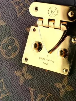 LOUIS VUITTON Twinny Handbag Monogram Canvas And Reverse Monogram Canvas With Leather Shoulder Bag