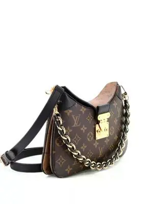 LOUIS VUITTON Twinny Handbag Monogram Canvas And Reverse Monogram Canvas With Leather Shoulder Bag - Brown