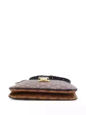 LOUIS VUITTON Twinny Handbag Monogram Canvas And Reverse Monogram Canvas With Leather Shoulder Bag