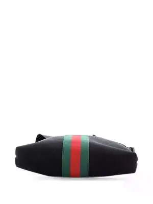 Gucci Web Messenger Bag Techno Canvas Small Crossbody Bag
