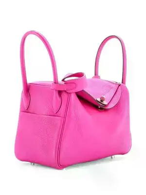 Hermès Lindy Bag Clemence 26 Shoulder Bag - Pink
