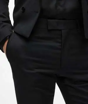 Karl Lagerfeld Kl Studio Regular-fit Wool Suit Pants