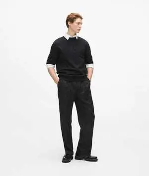 Karl Lagerfeld Monogram Crew Neck Sweatshirt