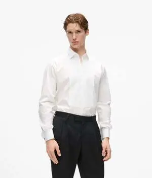 Karl Lagerfeld Kl Studio Virgin Wool Shirt - White