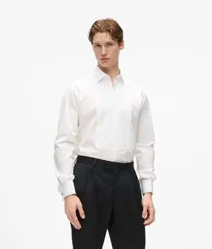 Karl Lagerfeld Kl Studio Virgin Wool Shirt - White