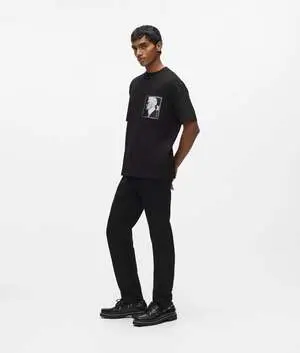 Karl Lagerfeld Relaxed-fit Karl Portrait T-shirt