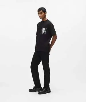 Karl Lagerfeld Relaxed-fit Karl Portrait T-shirt