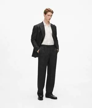 Karl Lagerfeld Double-pleated Suit Pants