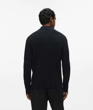 Karl Lagerfeld Knitted Zip-up Cardigan