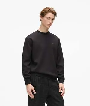 Karl Lagerfeld Metallic Logo Sweatshirt - Black