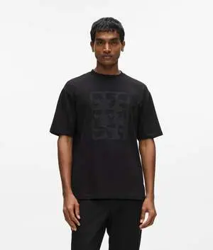 Karl Lagerfeld Relaxed-fit Karl Sketch T-shirt - Black