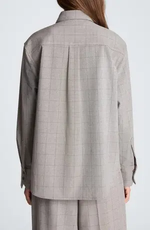 KENNETH COLE Plaid Shirt With Tie