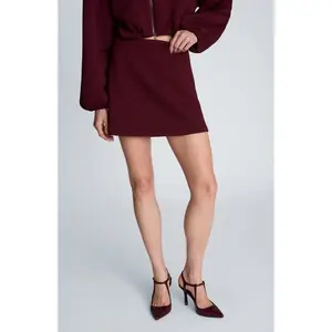 KENNETH COLE A-line Miniskirt - Sugar Beet
