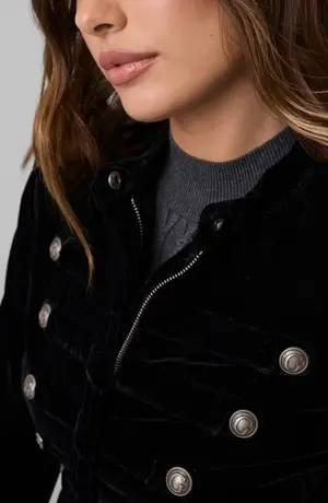 Guess Elena Velvet Band Jacket