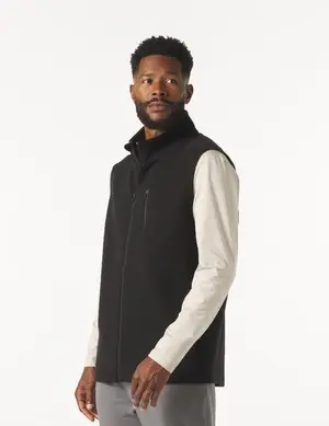 GLYDER Scuba Knit Vest - Black